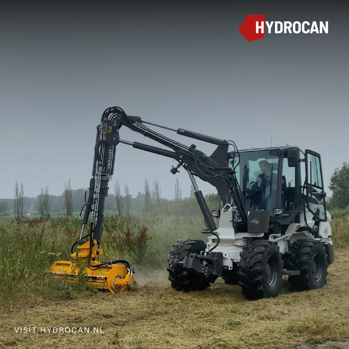 Geïntegreerd besturingssysteem voor shovel en maai-arm - Hydro-CAN ...